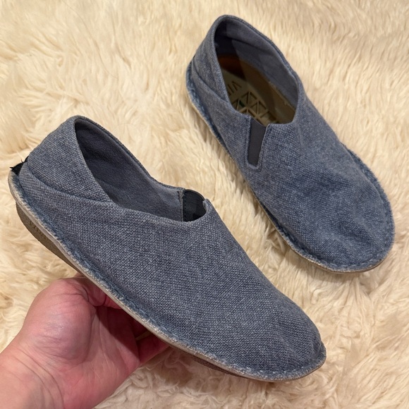 Vibae | Shoes | Vibae Zuma Linen Slip On Shoe Pacific Blue Eu 39 Womens ...